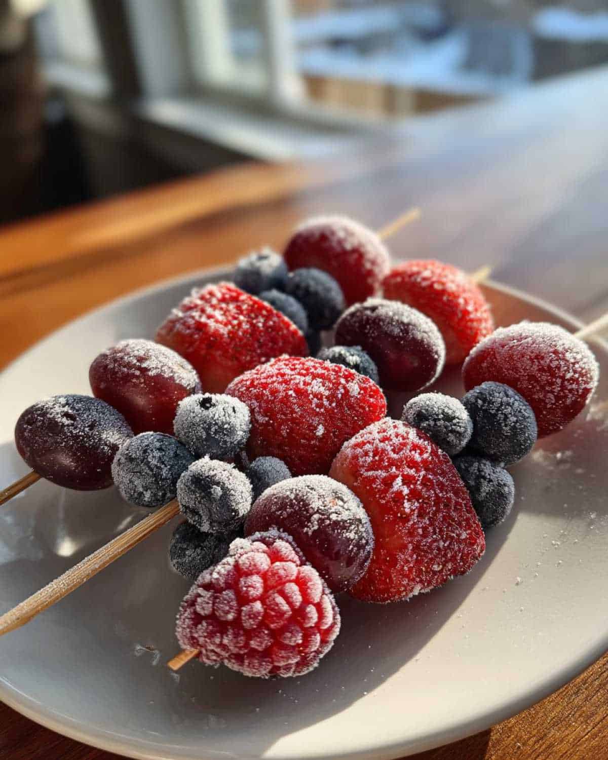 Frozen Grapes & Berry Skewers for Kids: A Wicked Simple Treat ...