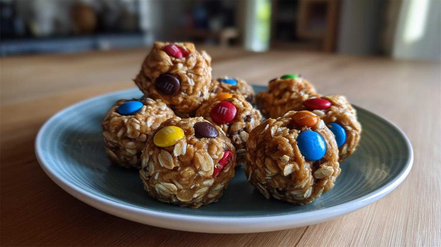 No-Bake Monster Cookie Energy Balls for Kids: 1 Amazing Treat ...