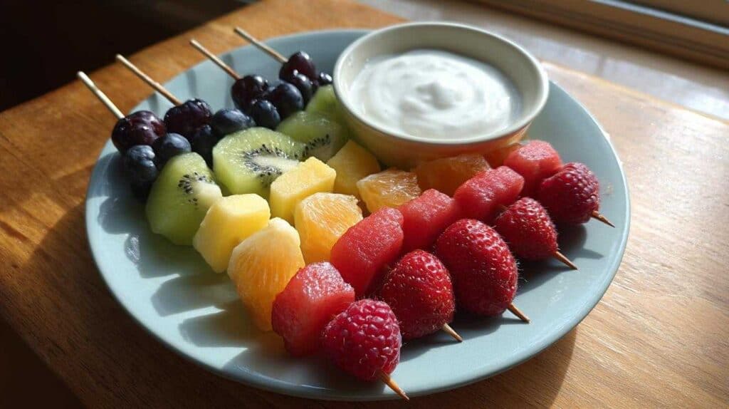 Amazing Rainbow Fruit Skewers Kids Love: 1 Sad Parent's Secret ...