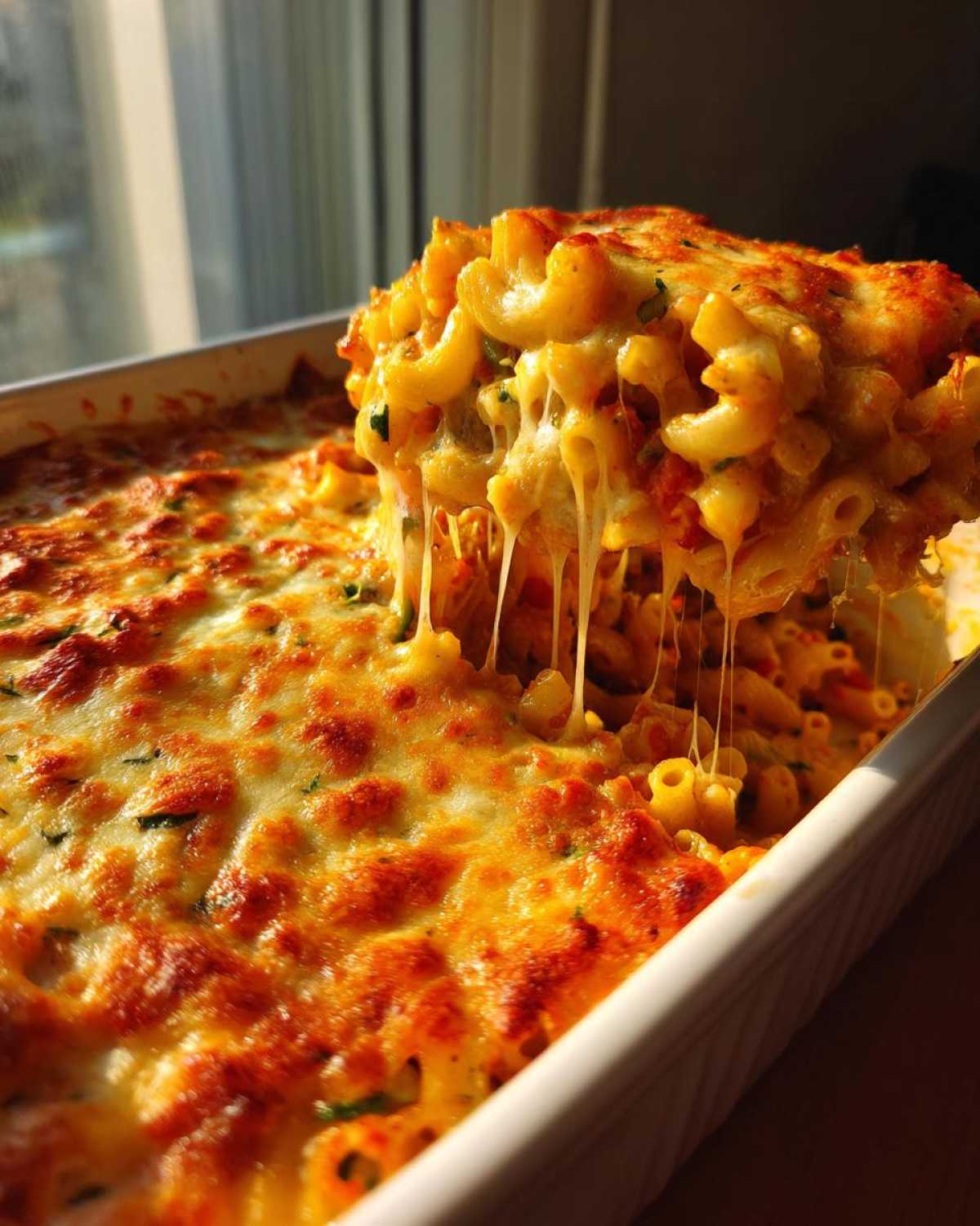 Amazing Kid-Friendly Cheesy Veggie Pasta Bake Dinner Win - childrecipe.com