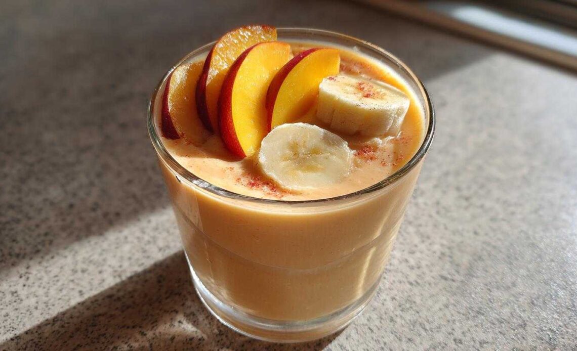 Unleash 5-Minute Pure Joy: Your Kid-Friendly Peach Banana Yogurt ...