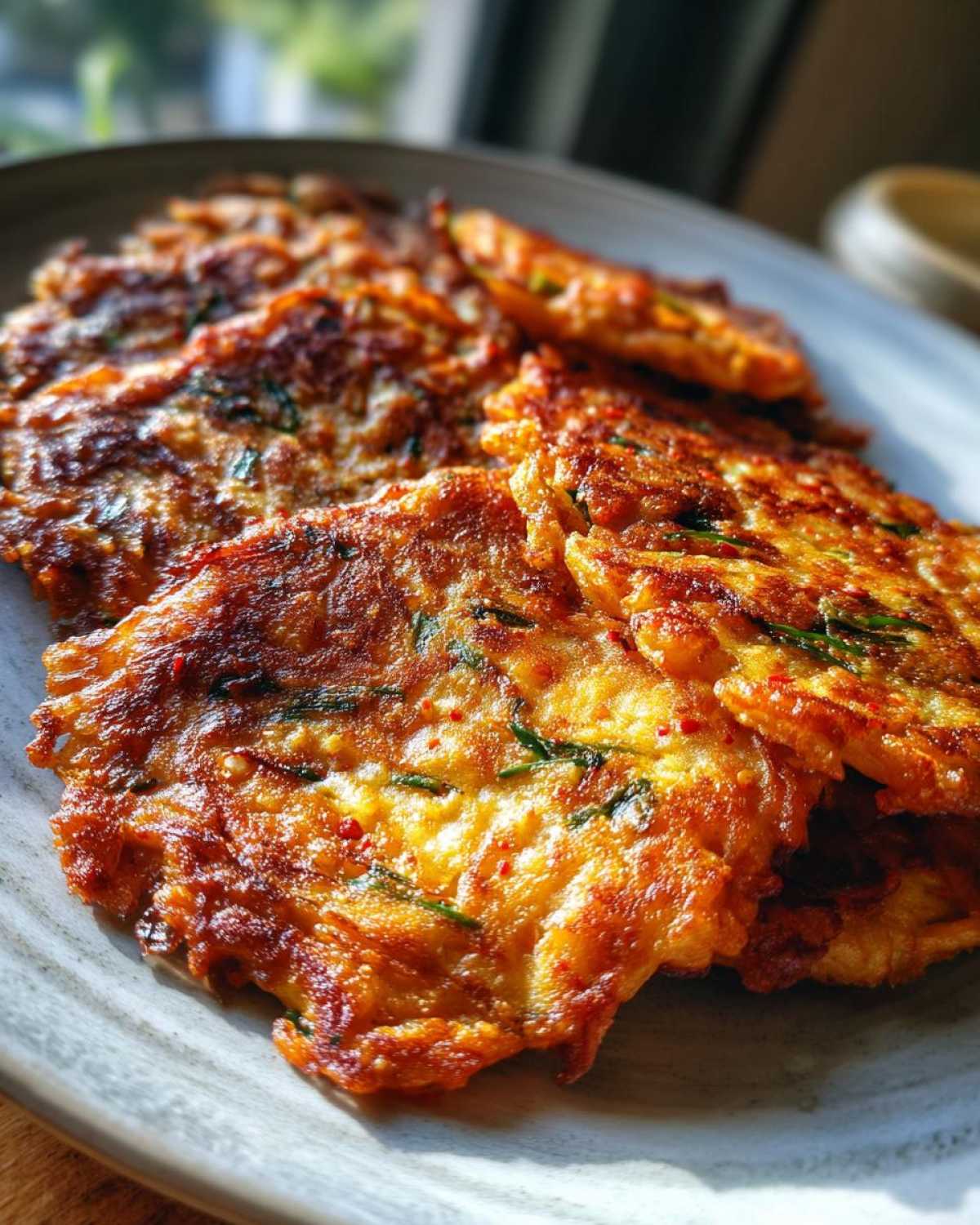 Amazing Korean Kimchi Pancakes - childrecipe.com