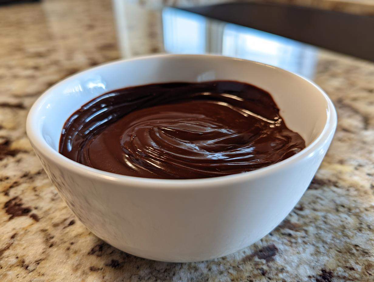 Amazing 5-Minute Creamy chocolate dip - childrecipe.com