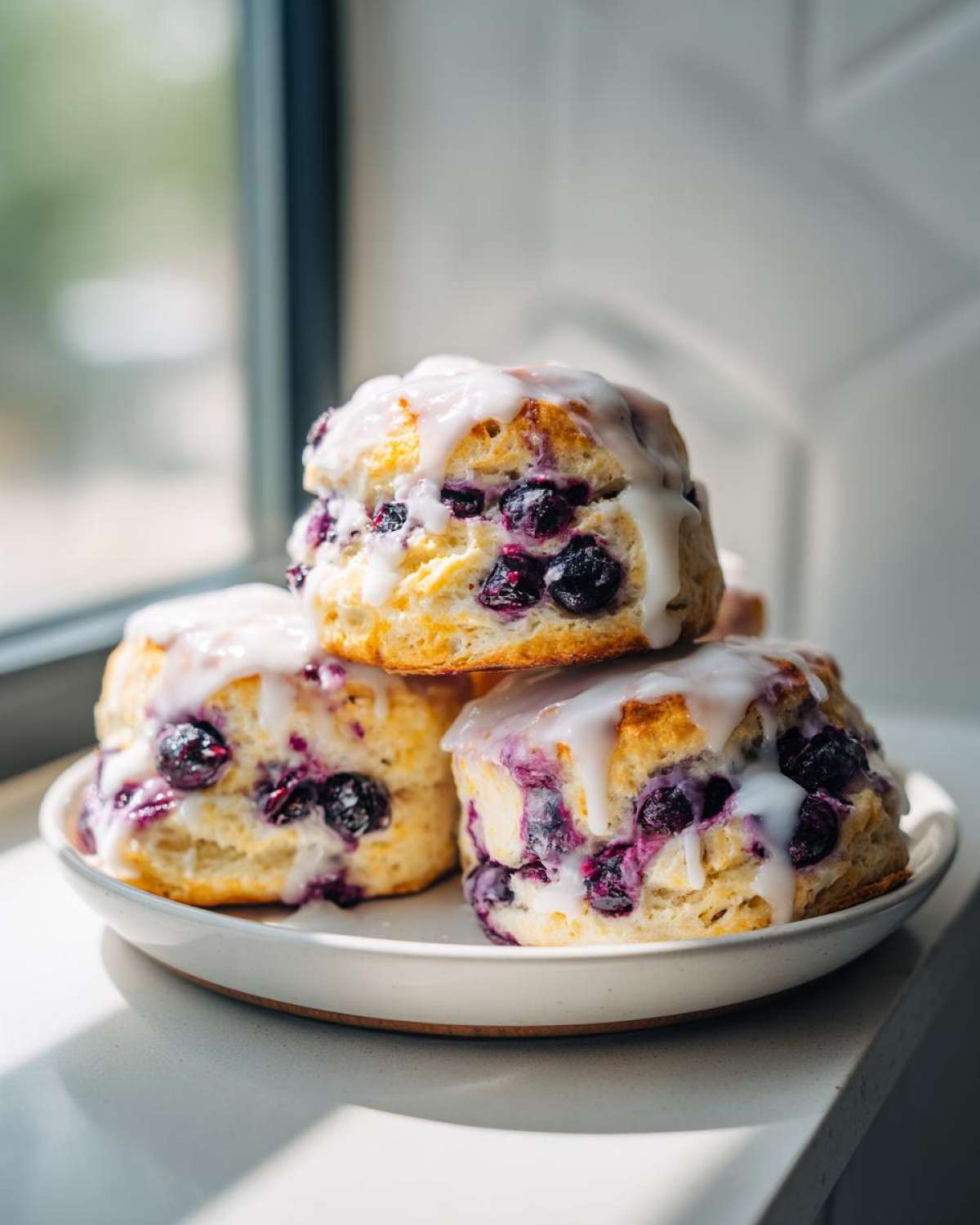 Amazing 8 blueberry scones with lemon zest - childrecipe.com