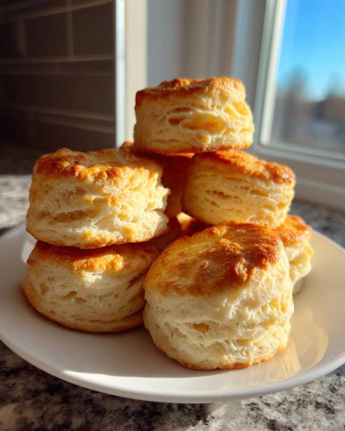 Amazing 3-Fold buttermilk biscuits Rise Tall - childrecipe.com